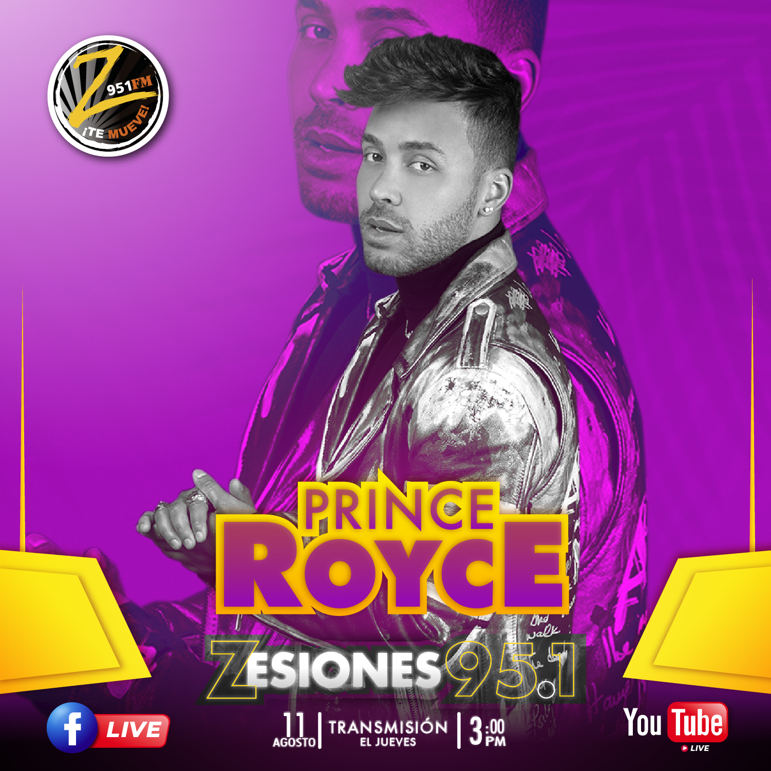 Zesiones 95 1 - PRINCE ROYCE - Zeta FM