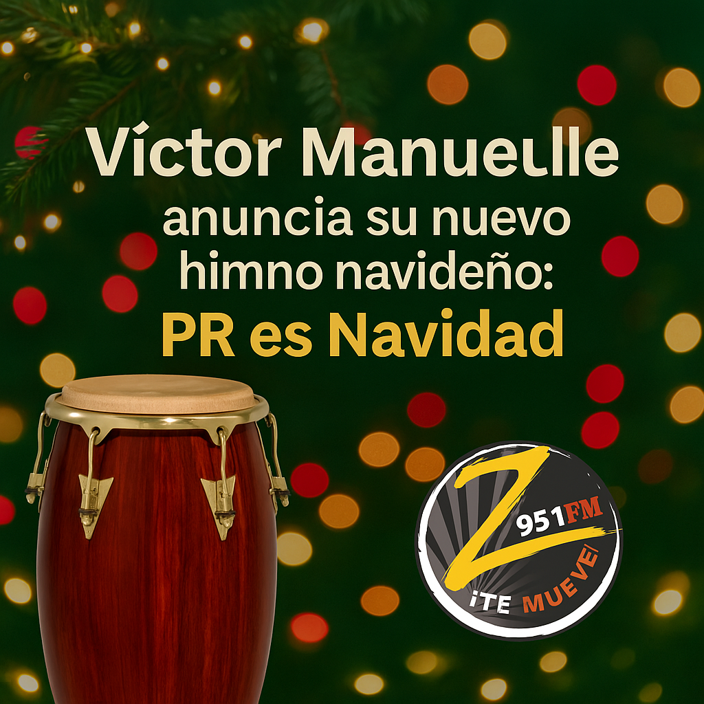 Víctor Manuelle anuncia su nuevo himno navideño: “PR es Navidad” - Zeta FM
