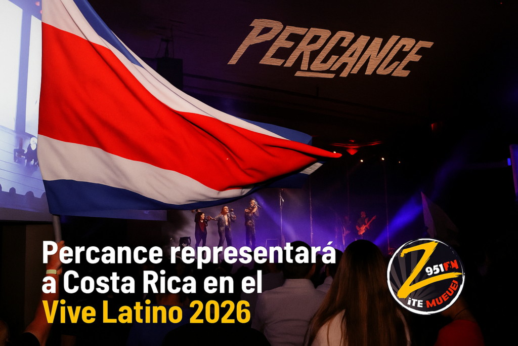 Percance representará a Costa Rica en el Vive Latino 2026 - Zeta FM