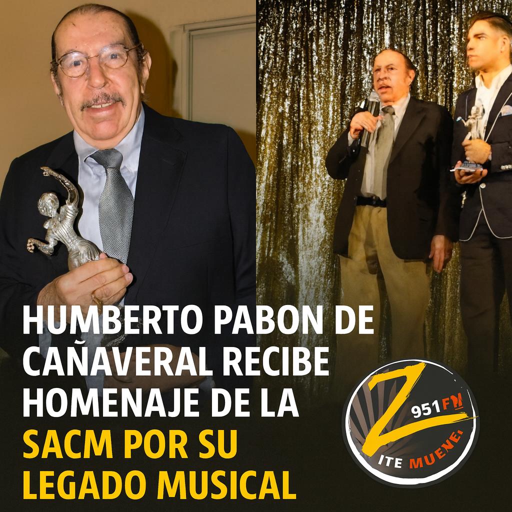 Humberto Pabón, de Grupo Cañaveral, recibe homenaje de la SACM por su ...
