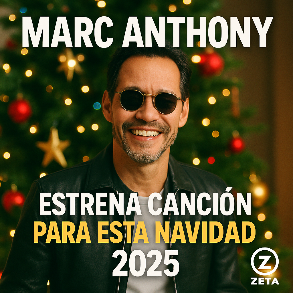 Marc Anthony estrena canción para esta navidad 2025 - Zeta FM