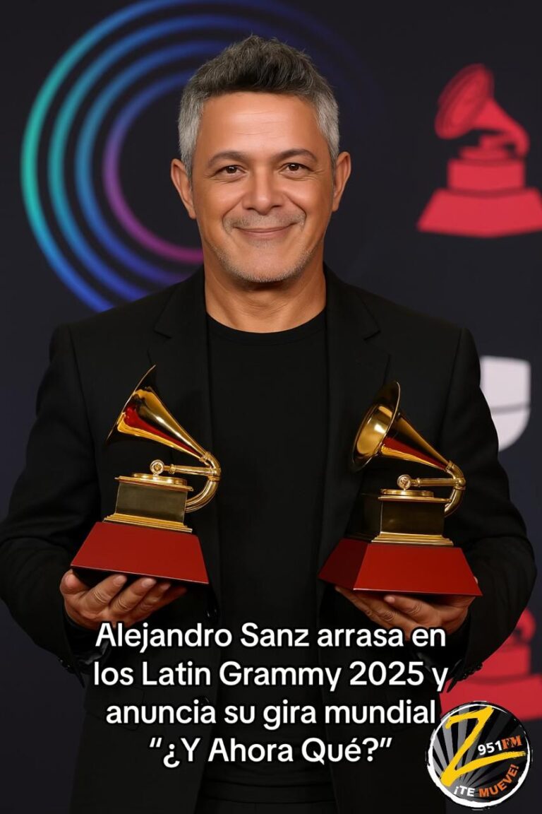 Alejandro Sanz arrasa en los Latin Grammy 2025 y anuncia su gira ...