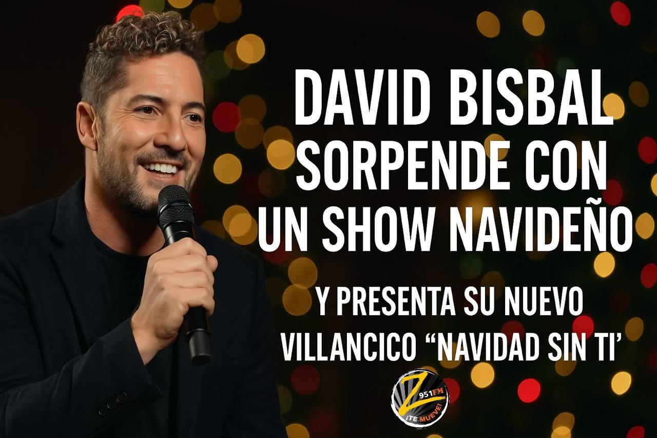 David Bisbal sorprende con un show navideño y presenta su nuevo villancico “Navidad sin ti ...